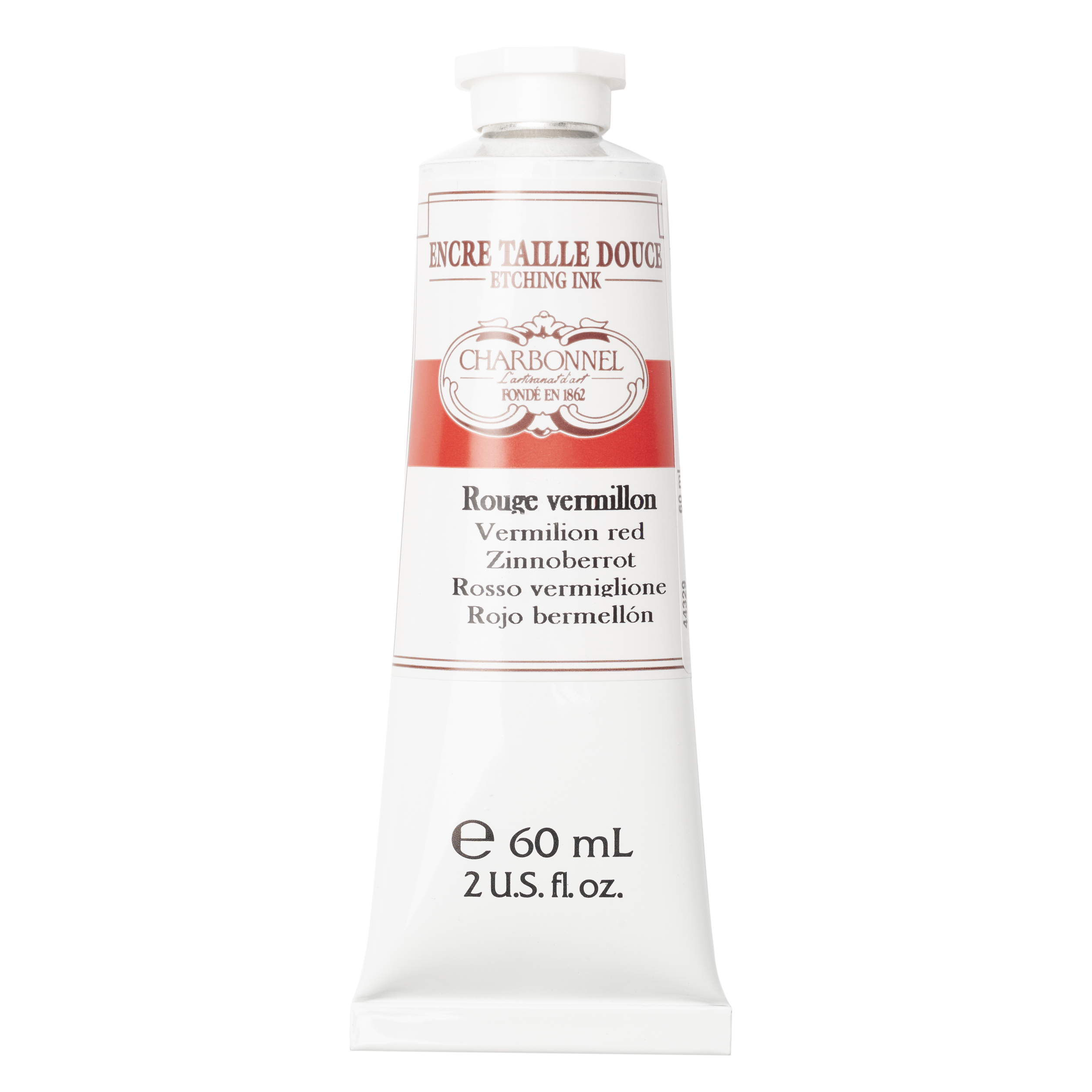 Intaglio Etching Ink Vermillion Red 60ml Charbonnel intaglio-etching-ink-vermillion-red-60ml-charbonnel